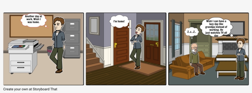 Grandpa Is Lazy - Cartoon PNG Image | Transparent PNG Free Download on ...