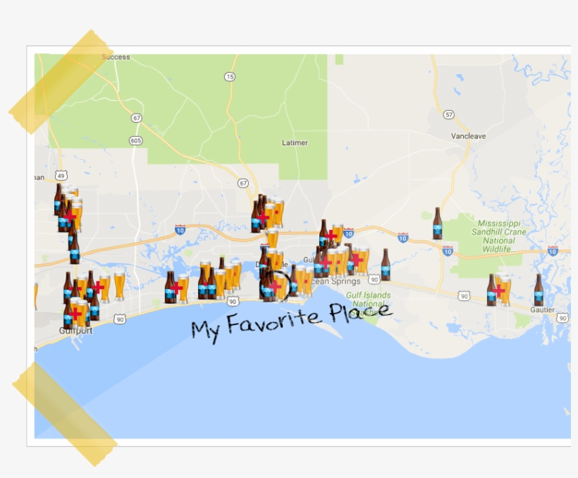 Beer On Map Integrated Google Maps - Atlas PNG Image | Transparent PNG ...