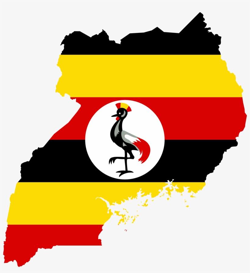 Download This Free Icons Png Design Of Uganda Flag Map | Transparent ...