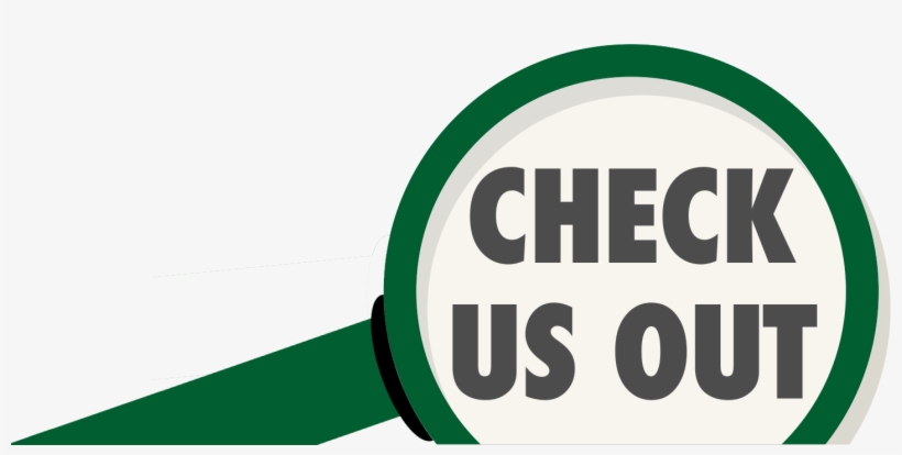 Download Magnifier - Check Us Out | Transparent PNG Download | SeekPNG