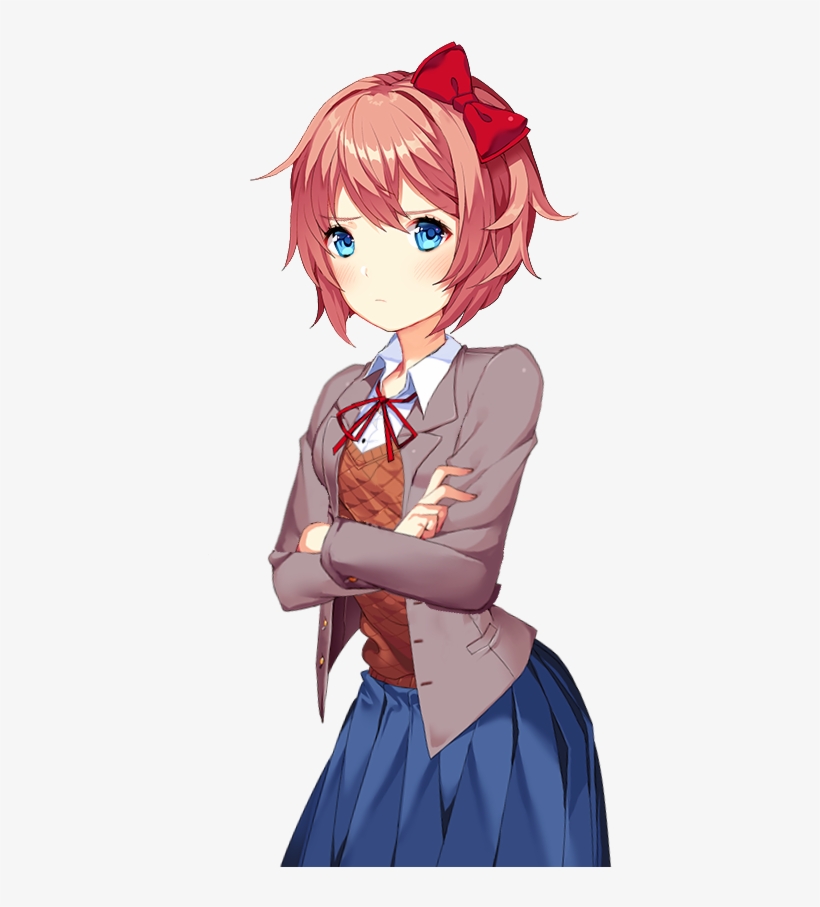 Oc Edited Mediasayori But Its Also Natsuki Png Sayori - Doki Doki ...