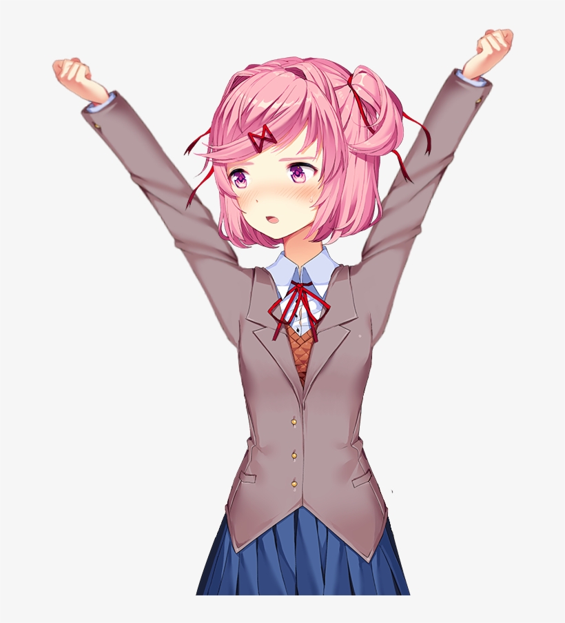 Natsuki - Doki Doki Literature Club Quotes PNG Image | Transparent PNG ...