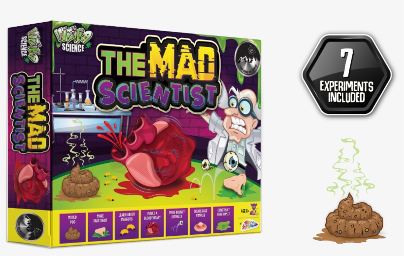 A Selection From Our Amazing Weird Science Range - Cartoon PNG Image ...