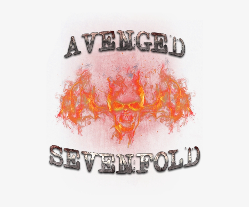 Womens Avenged Sevenfold Deathbat Tattoo Long Sleeve - Emblem PNG Image ...
