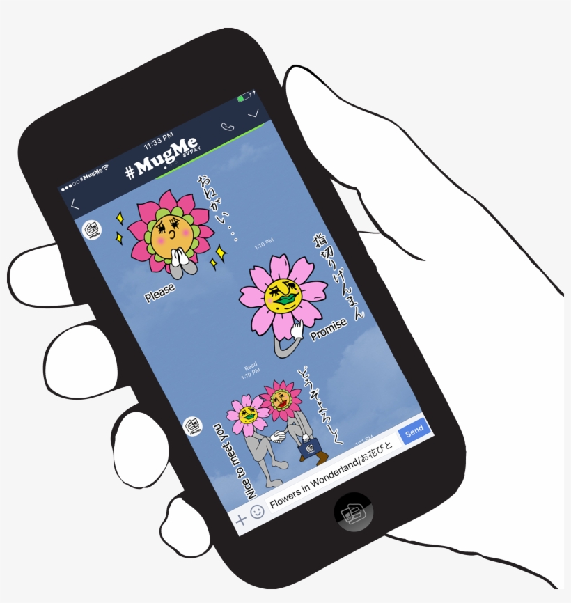 Line In Hand - Smartphone PNG Image | Transparent PNG Free Download on ...