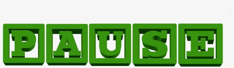 Pause Banner Icon Sign Computer - Graphic Design PNG Image ...