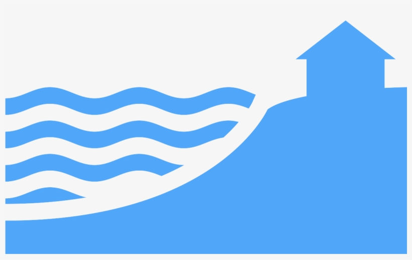 Ocean And Coastal Hazards - Coastal Flood Icon PNG Image | Transparent ...