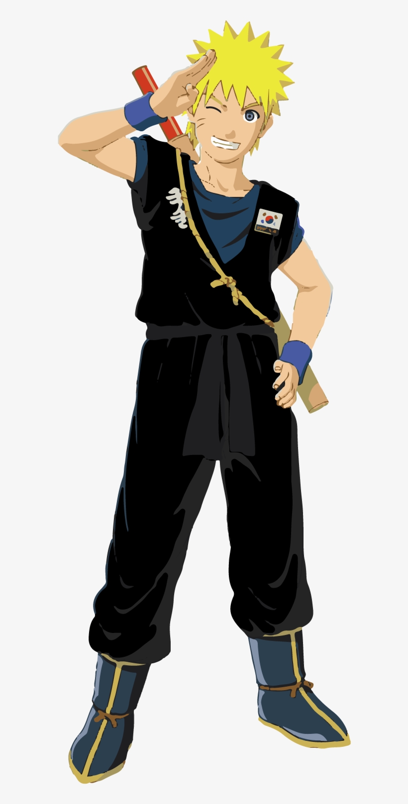 Ksw-naruto - Naruto In Goku Gi PNG Image | Transparent PNG Free ...