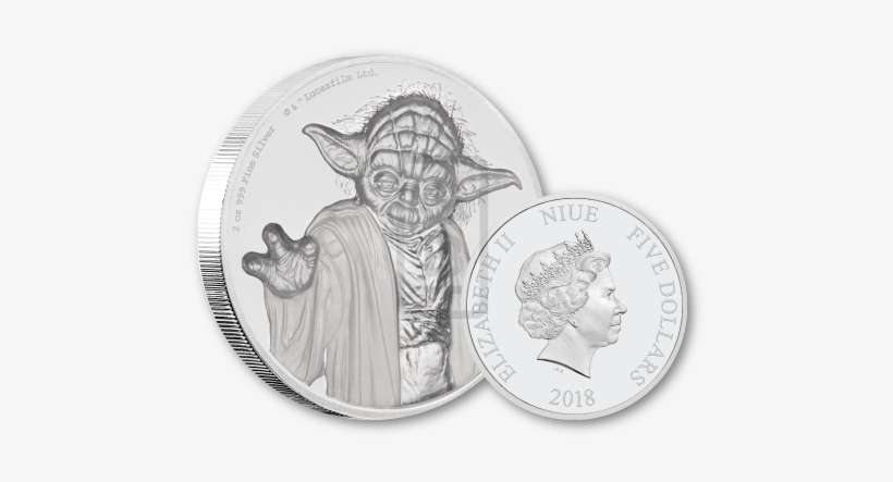 Silver Numis Star Wars Yoda™ Ultra High Relief 2oz - Coins - Star Wars ...