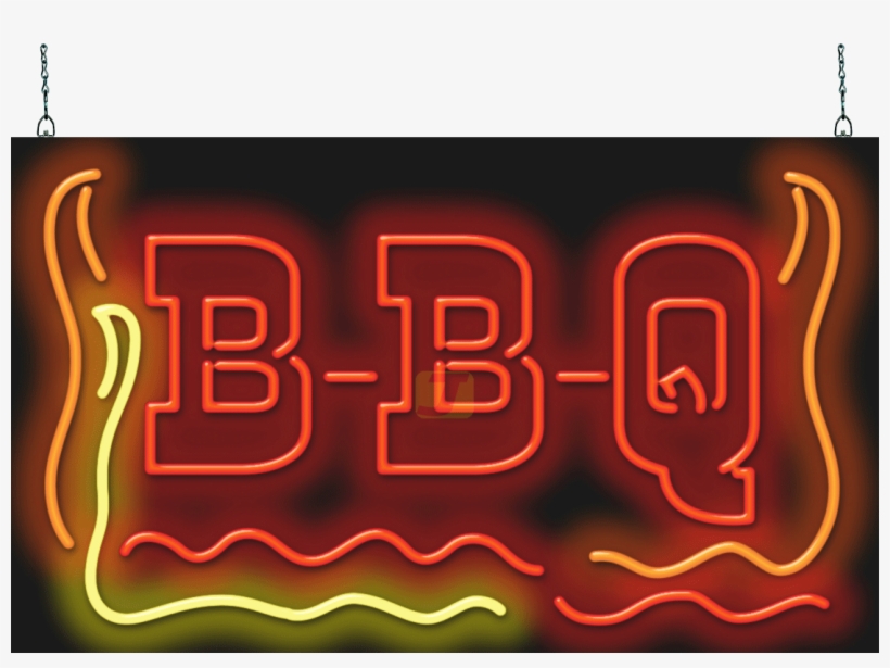 Bbq Neon Sign Super Large - Neon Sign PNG Image | Transparent PNG Free ...