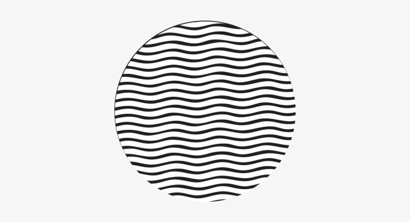 Download Wavy Lines Gobo - Circle | Transparent PNG Download | SeekPNG