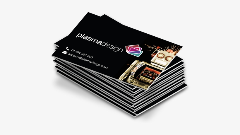 A Stack Of Matt Laminated Paper Cards - Business Card PNG Image ...