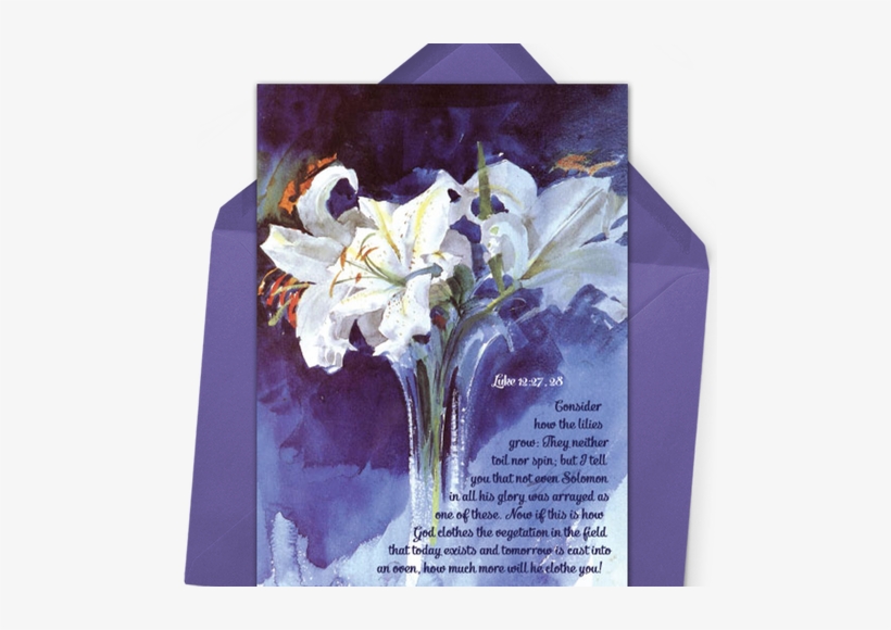 Consider The Lilies - Geova Dio E Vicino A Chi Ha Il Cuore Rotto PNG ...