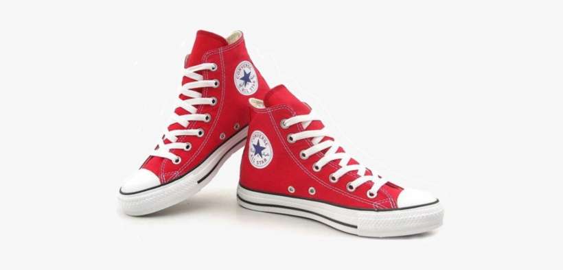 Download Converse Basic High Red - Converse Red High Cut | Transparent ...
