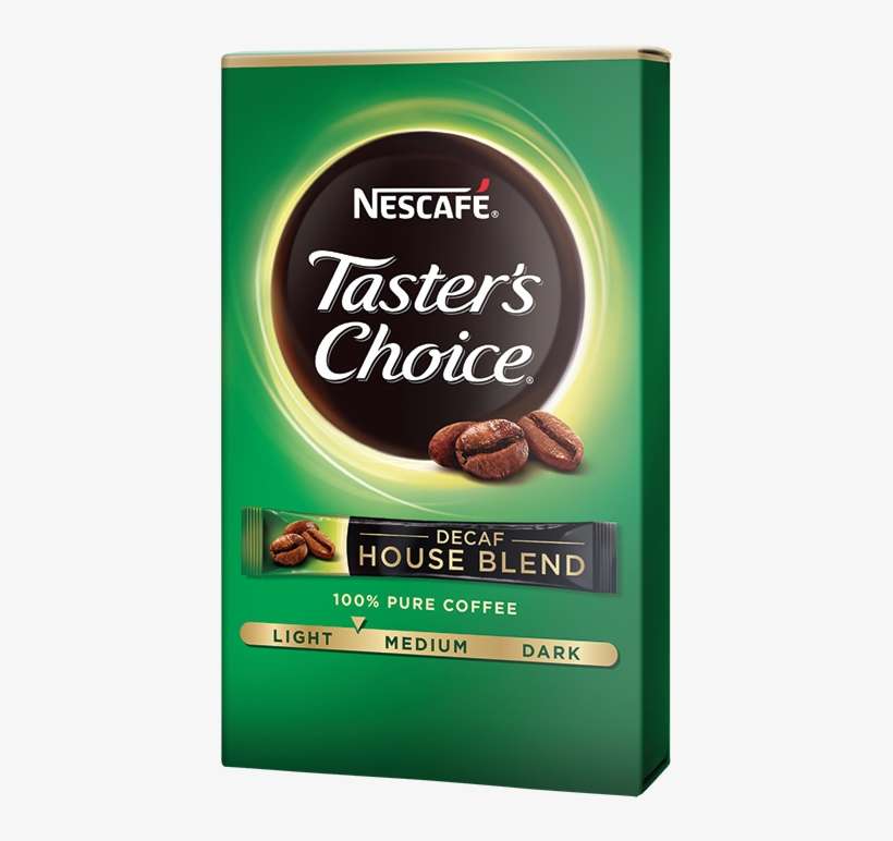 Nescafé Taster's Choice House Blend Decaf Single Serve - Chocolate PNG ...