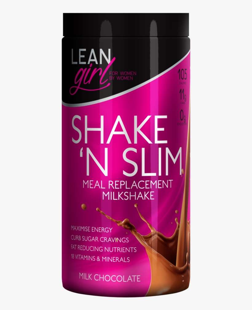Lean Girl Shake N Slim - Caffeinated Drink PNG Image | Transparent PNG ...