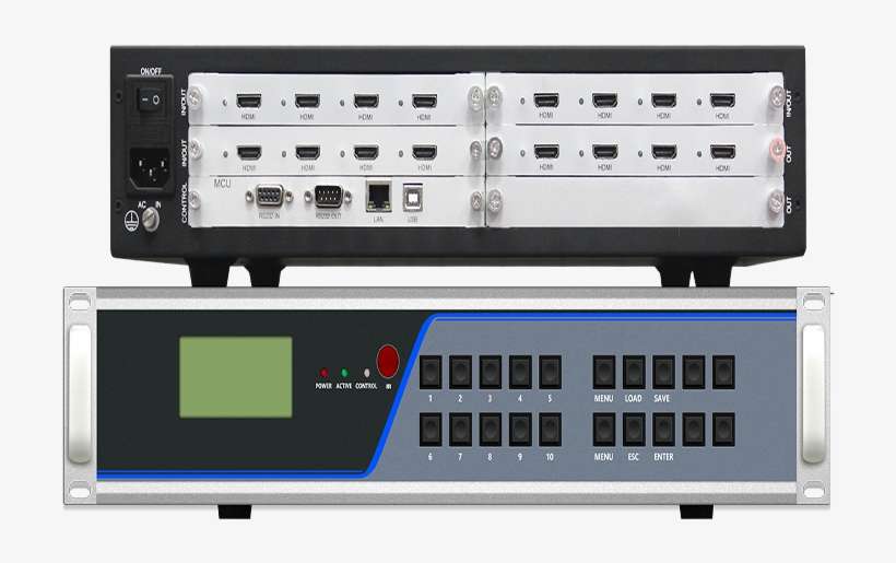 Hd Multi Image Video Wall Controller And Video Wall - Electronics PNG ...