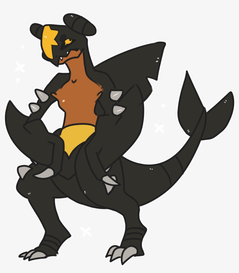 But Here's My Alternate Shiny Garchomp -mod Miime♥ - Cartoon PNG Image ...