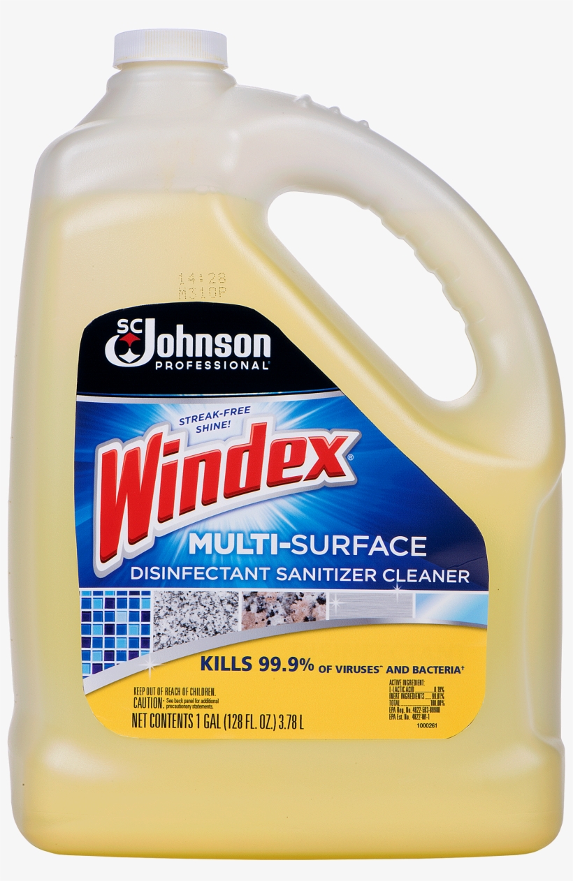 Windex® Multi-surface Disinfectant Sanitizer Cleaner - Bottle PNG Image ...