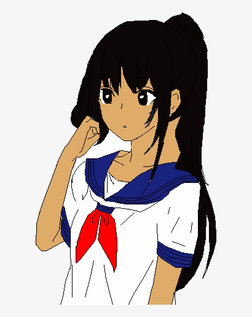 Download Me In Yandere Simulator - Yandere Simulator | Transparent PNG ...