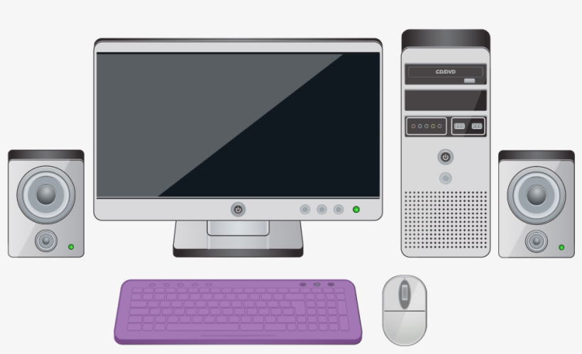 Parts Of A Desktop Computer - Personal Computer PNG Image | Transparent ...