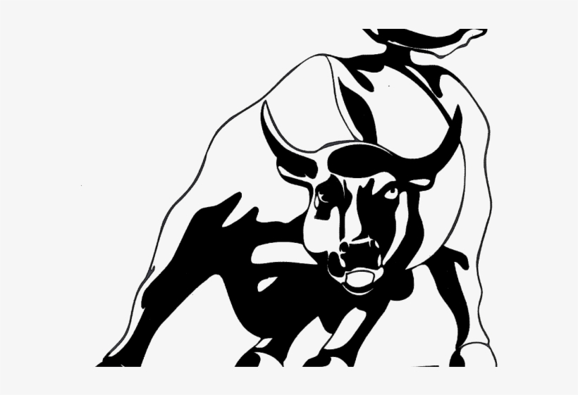 Drawn Bulls Toro - Charging Bull New York Vector PNG Image ...
