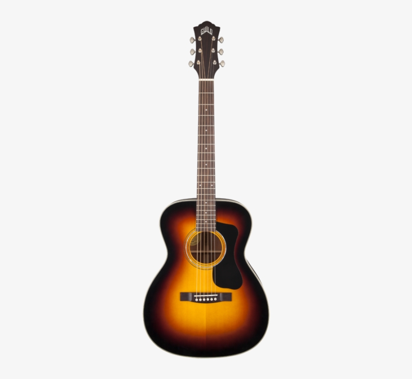 Guild F-130 / Sunburst - Acoustic Guitar PNG Image | Transparent PNG ...