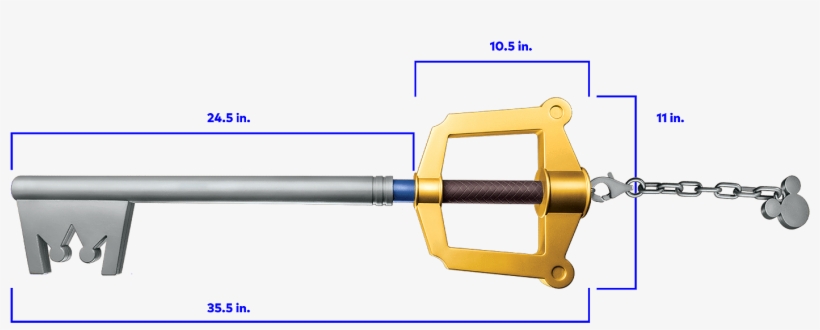 Kingdom Hearts Kingdom Keyblade - Kingdom Key D Gamestop PNG Image ...