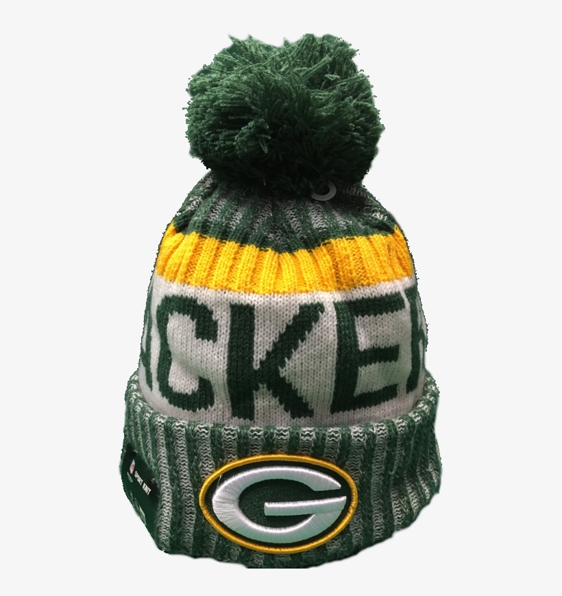 Green Bay Packers Nfl 17 Sideline Pom Toque More Than - Beanie PNG ...
