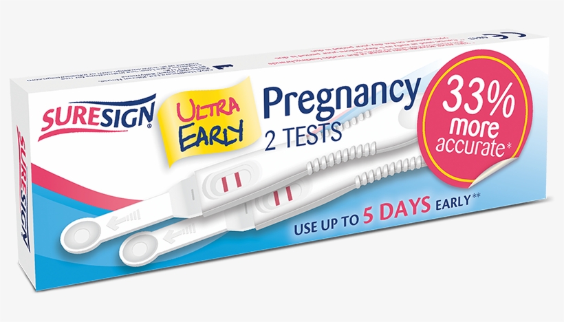 Suresign Ultra Early Pregnancy Test - Suresign PNG Image | Transparent ...