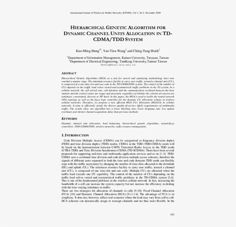 Hierarchical Genetic Algorithm For Dynamic Channel - Gate Fee PNG Image ...