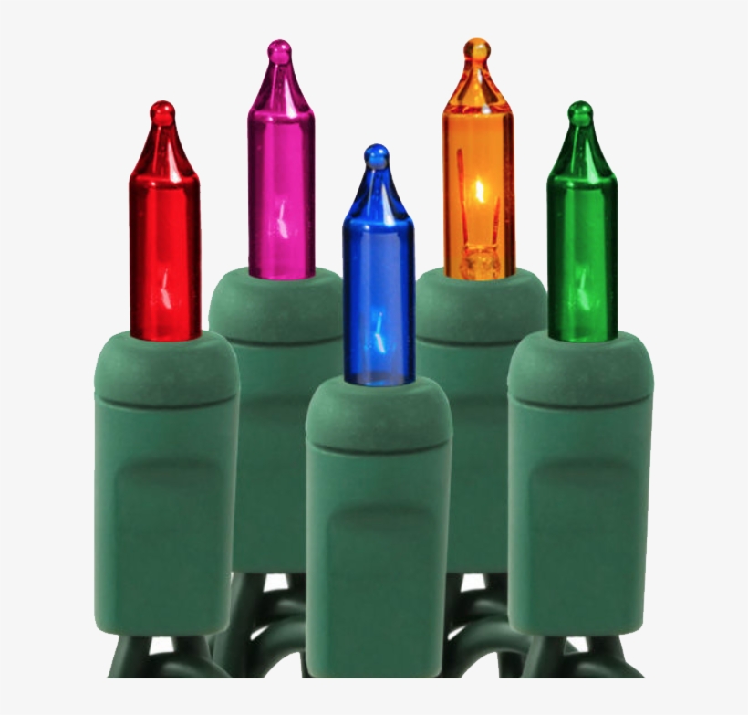 Christmas String Lights - Christmas Mini Lights Color PNG Image ...
