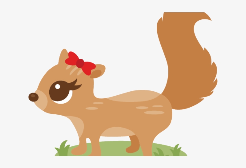 Gray Squirrel Clipart Simple - Cartoon PNG Image | Transparent PNG Free ...