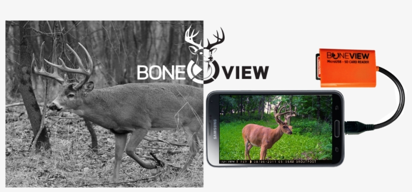 Boneview Allows Hunters To Check Trail And Game Cameras - Micro-usb PNG ...