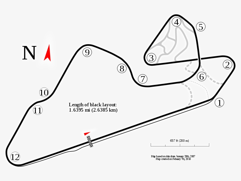 Download Track Map For Oran Park Grand Prix Circuit - V8 Supercars Race ...