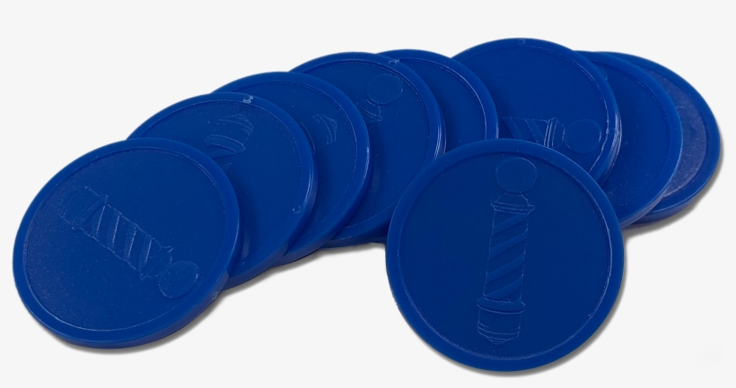 Download Barber Pole Blue Token - Circle | Transparent PNG Download ...