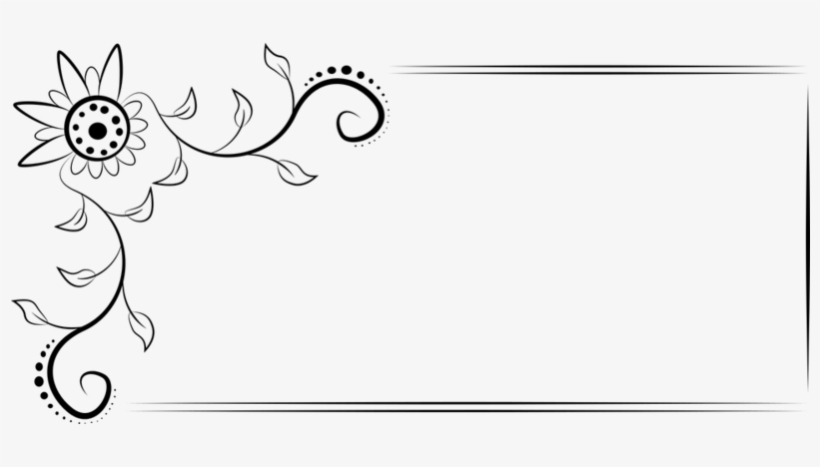 Text Box Frame Transparent Png - White Border Line Png PNG Image ...