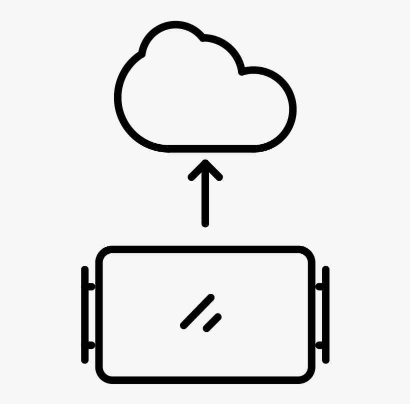 Server Based Streaming - Line Art PNG Image | Transparent PNG Free ...