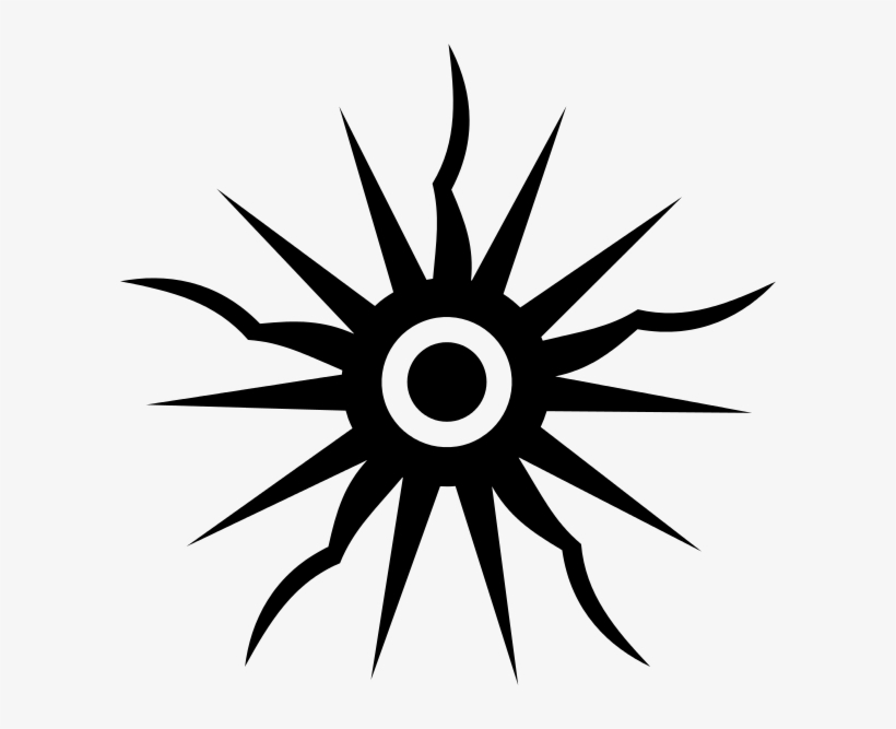 Order Of The Black Sun - Logo Star Tribal Transparent PNG Image ...