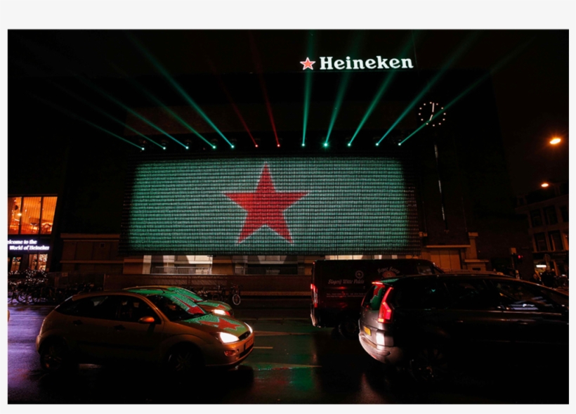 Heineken Led Bottle Wall 1 - Led Interactive Installation PNG Image ...