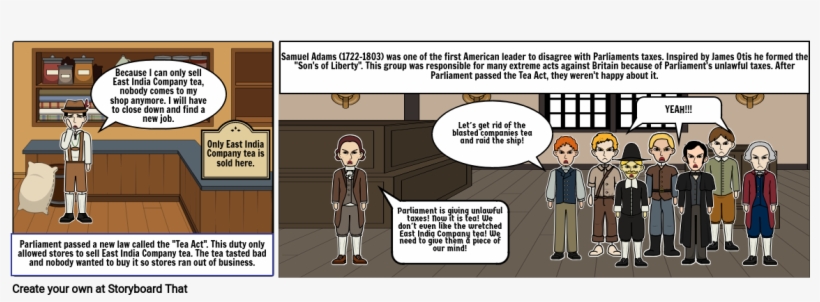 Boston Tea Party - Cartoon PNG Image | Transparent PNG Free Download on ...