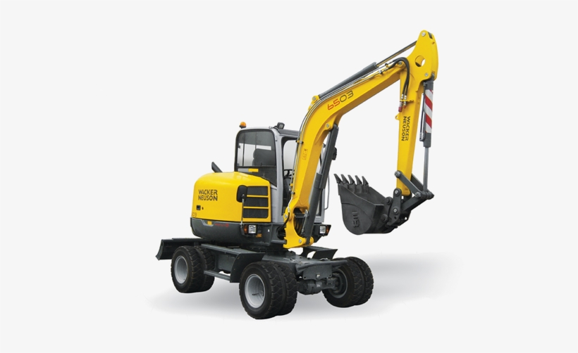 Click Here For Larger Image - Wacker Neuson Wheeled Excavator PNG Image ...