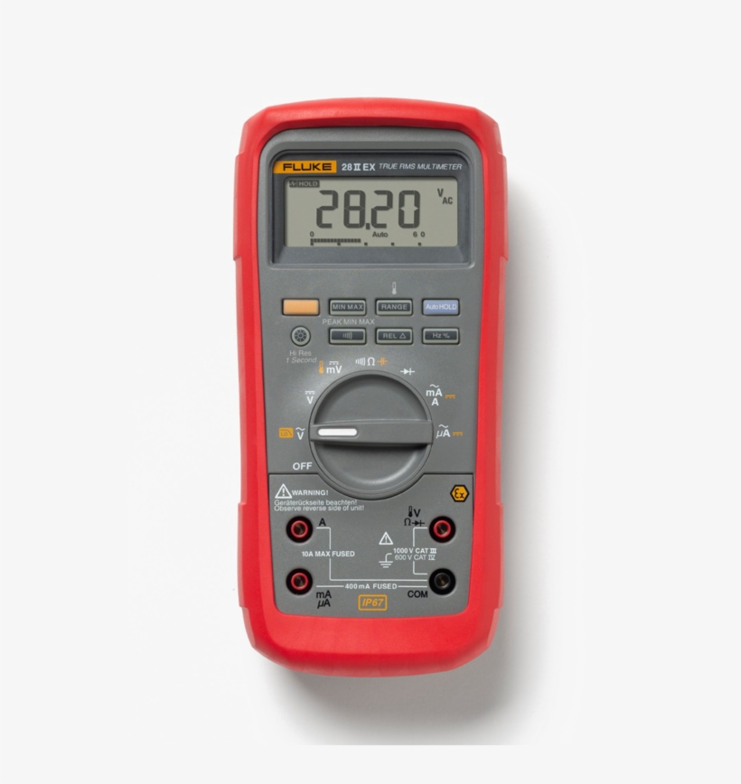 Digital Meter Png Transparent Image - Fluke Multimeter Intrinsically ...