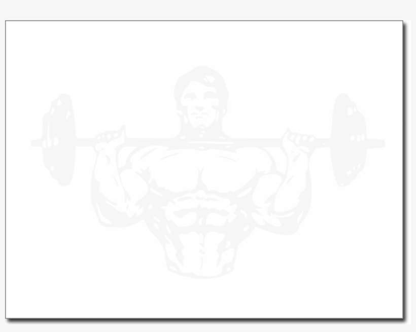 Wandaufkleber Mit Bodybuilder - Bodybuilding Png Sticker PNG Image ...