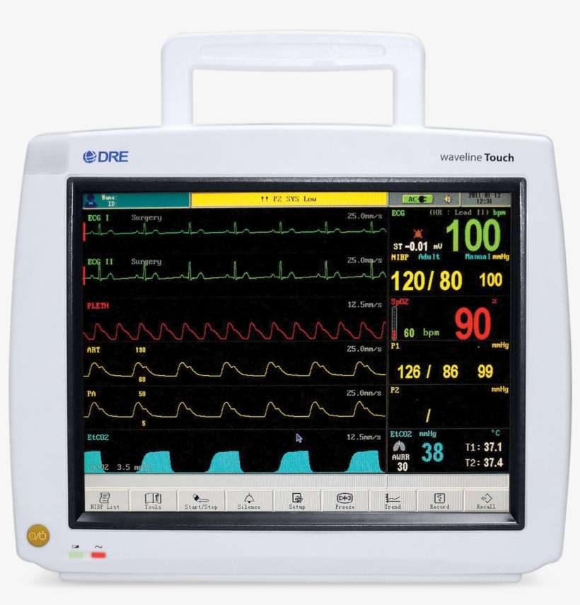 Dre Waveline Touch Patient - Machines At The Hospital PNG Image ...