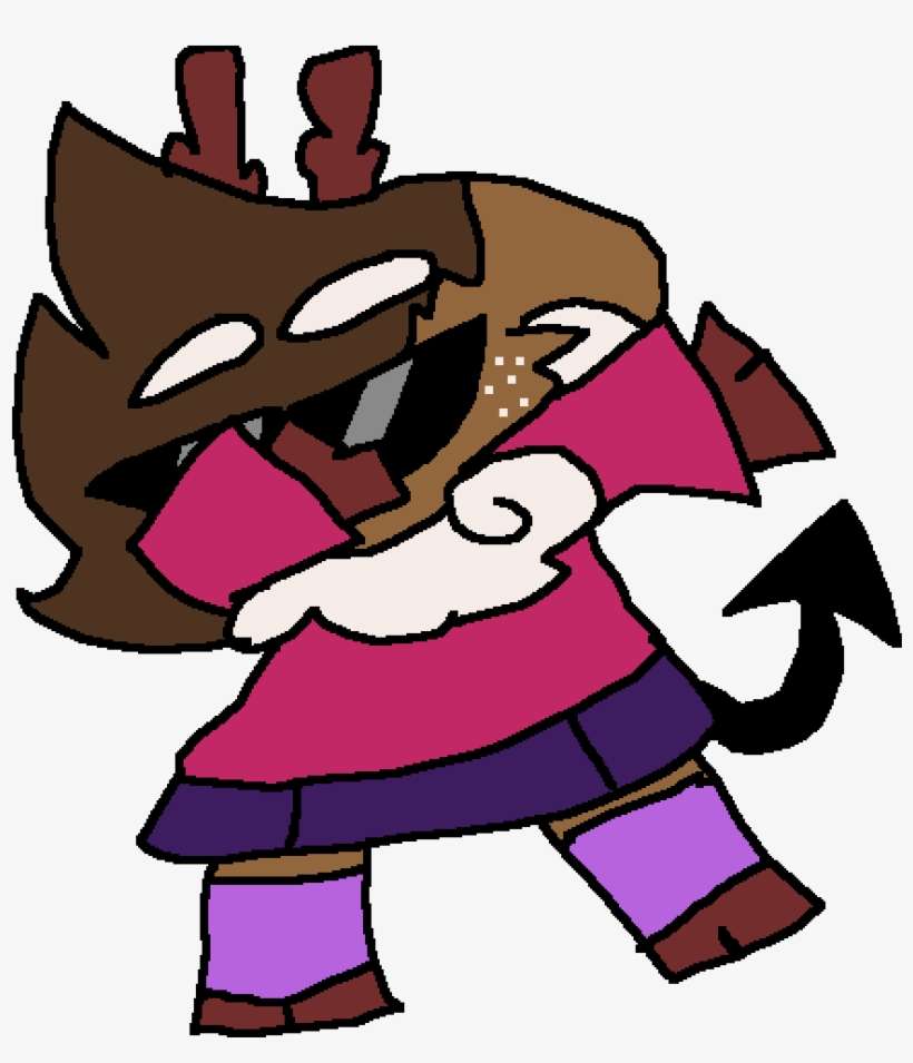 He Gon Skrrt And Hit The Dab Like Wiz Khalifa - Cartoon PNG Image ...
