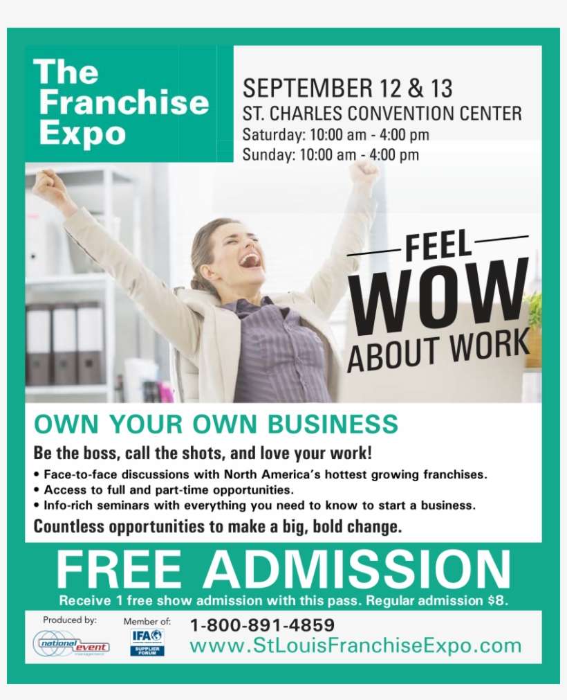 The St Louis Franchise & Business Opportunities Expo - Flyer PNG Image ...