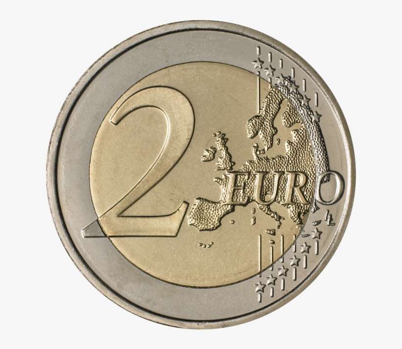 25 Coins In A Roll - Moeda De 2 Euros Fatima PNG Image | Transparent ...