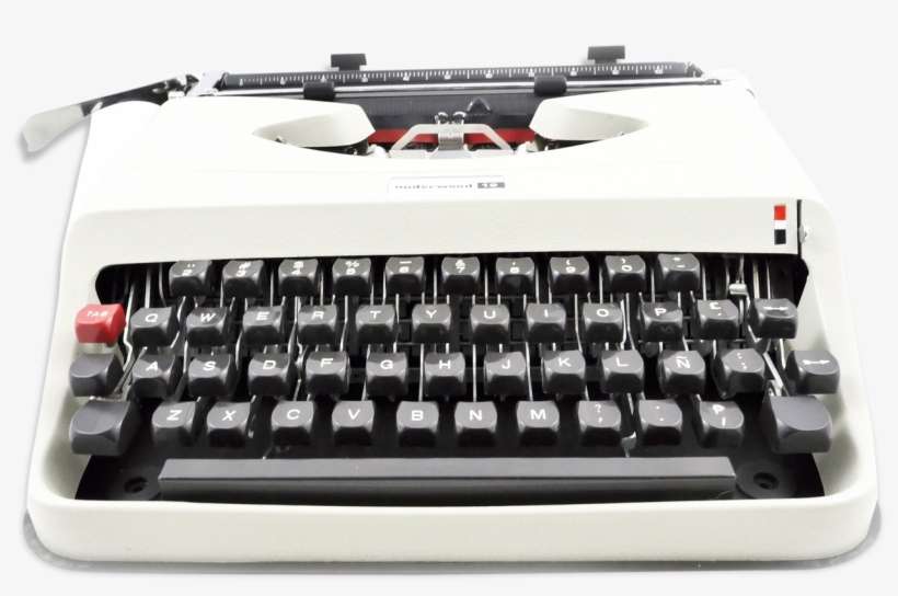 Beige Typewriter Underwood 19 Vintage Revised Nine - Machine PNG Image ...