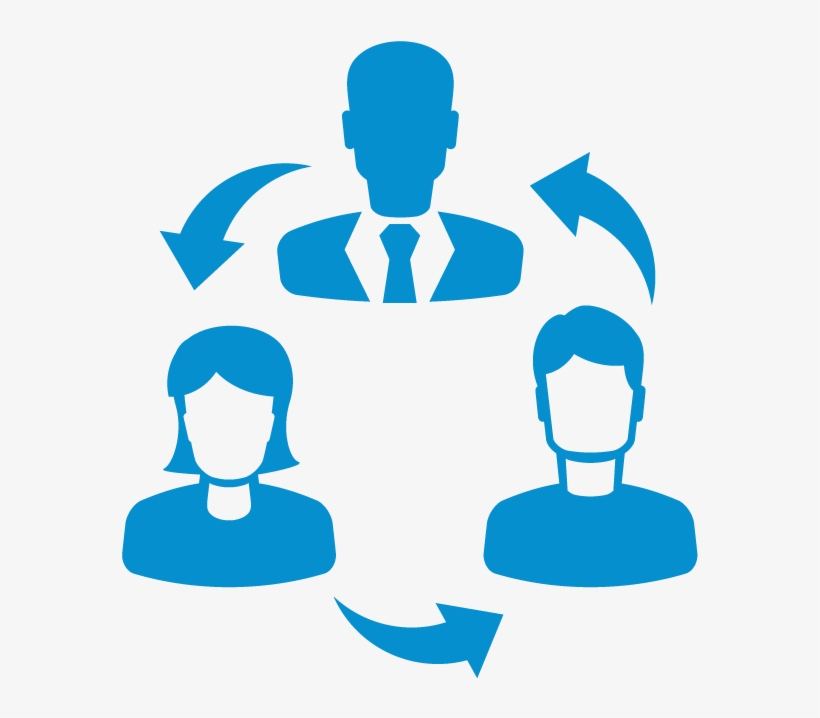 Client Engagement - Transparent Blue Communication Icon PNG Image ...